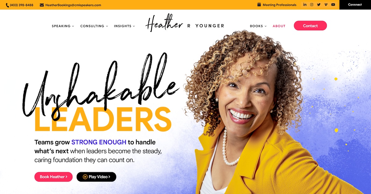 Leadership Keynote Speaker - Heather R Younger - Official Site - Book Here